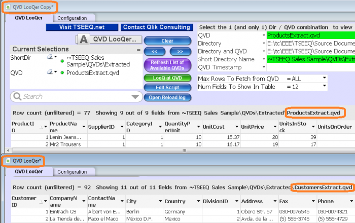 See Your Data With the QVD LooQer – TSEEQ, The Structured ETL Engine ...